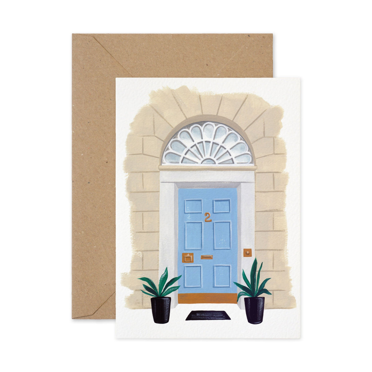 Paper Parade | Blue Door | New Home Card