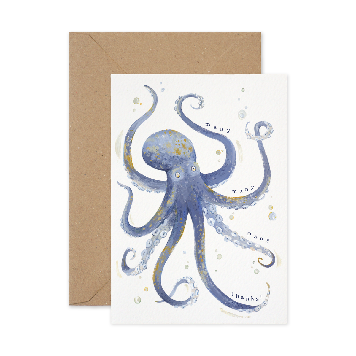 Paper Parade | Many Thanks Octopus | Thank You Card
