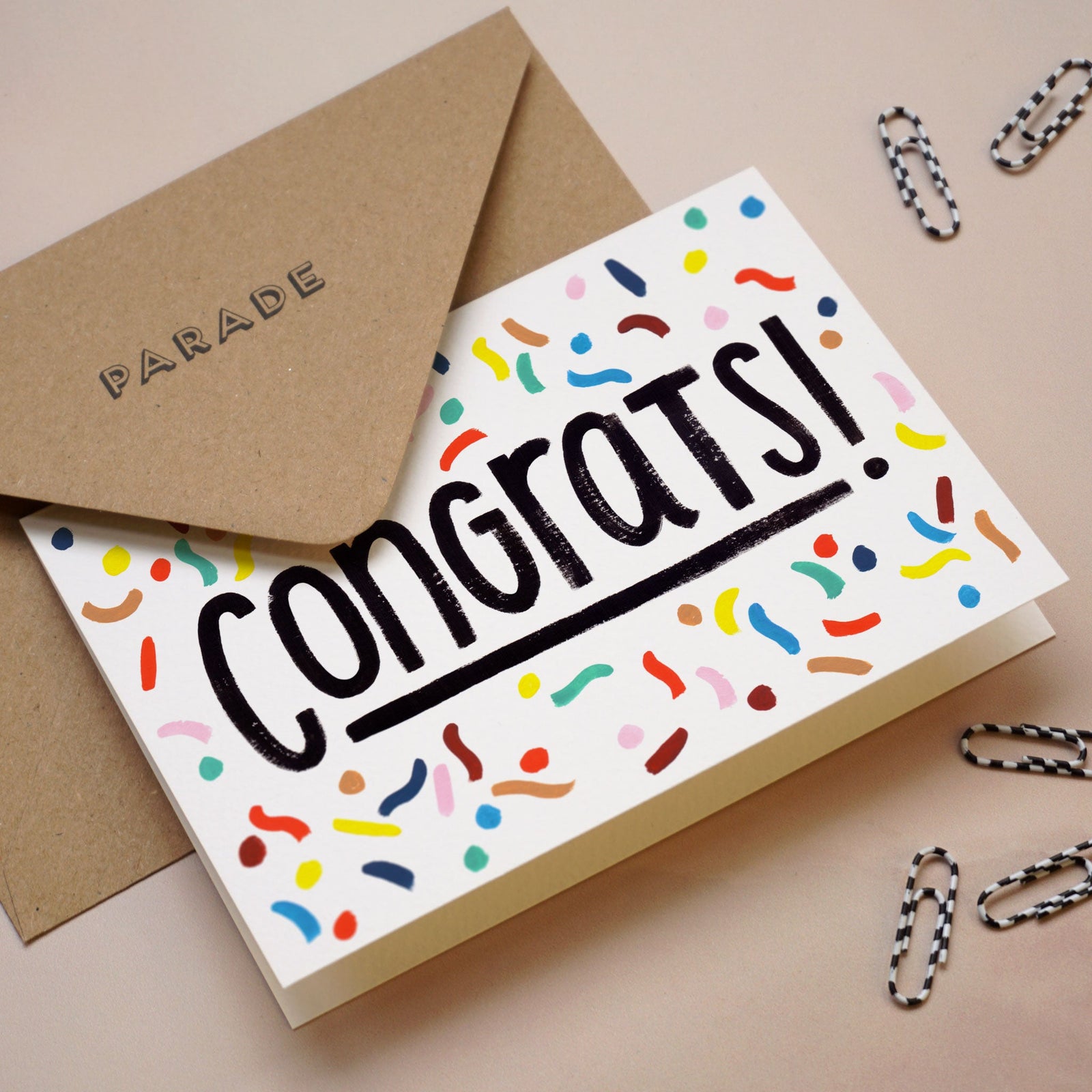 Paper Parade | Congrats! | Congratulations Card