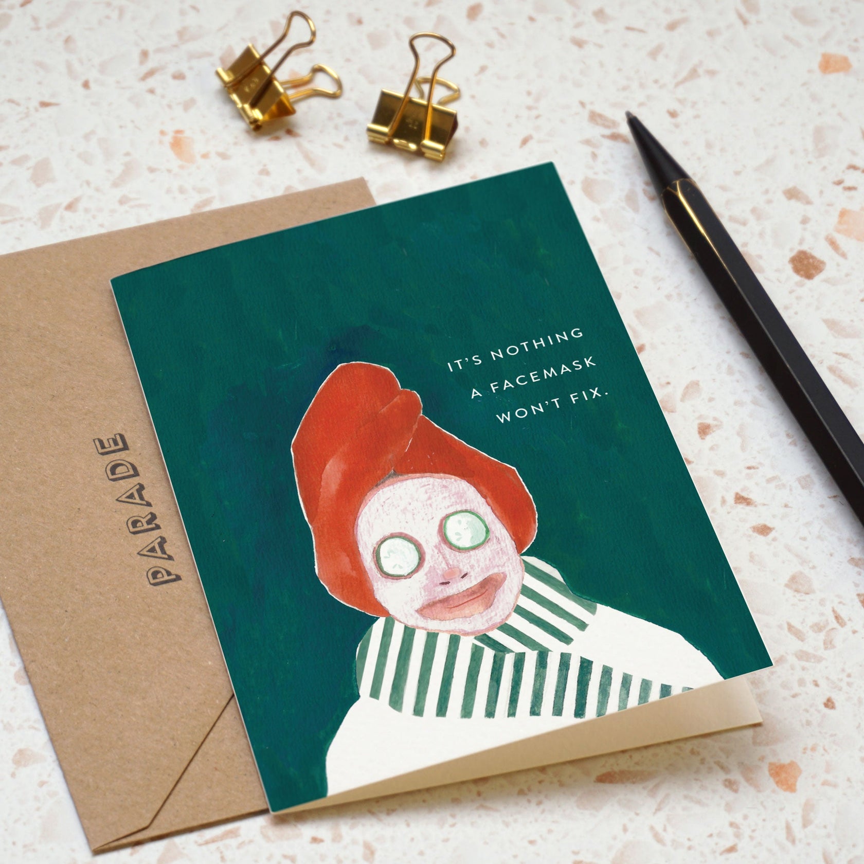 Paper Parade | Facemask | Greeting Card For Any Occasion