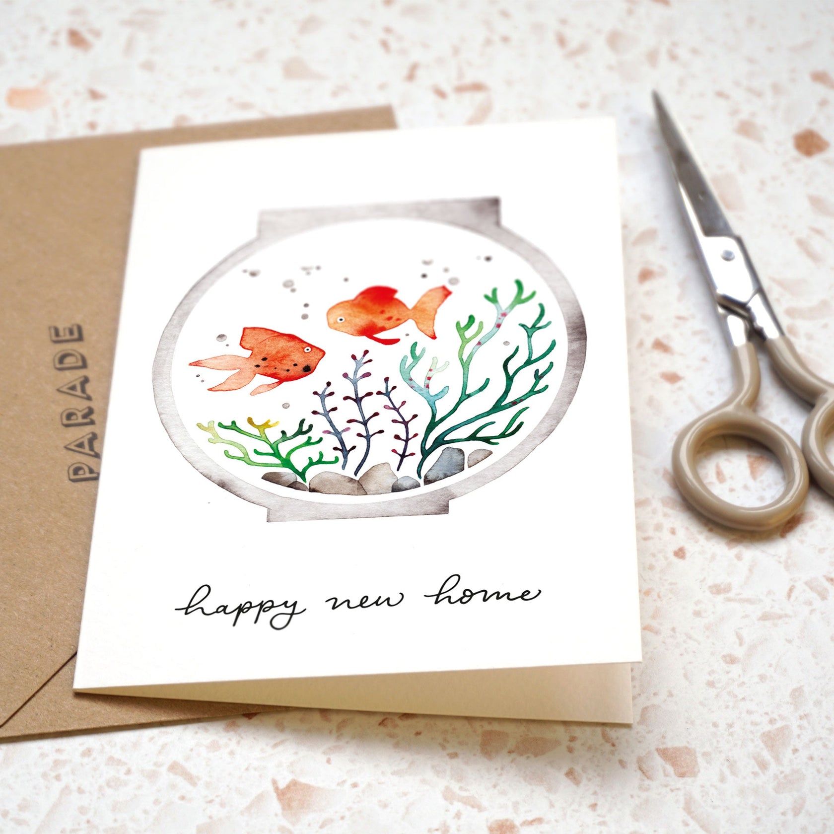 Paper Parade | Fishbowl | New Home Card
