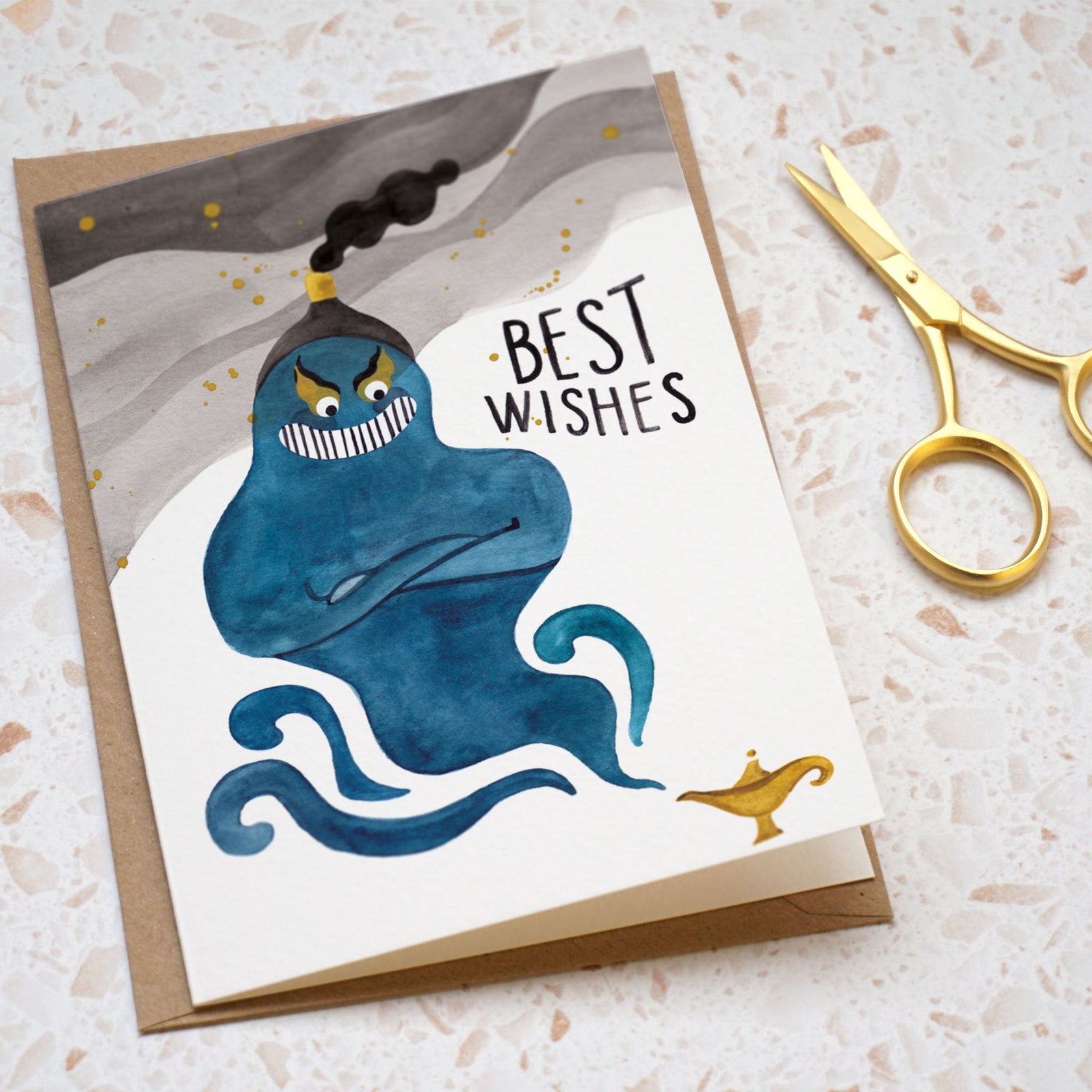 Paper Parade | Genie Wishes | Birthday Card