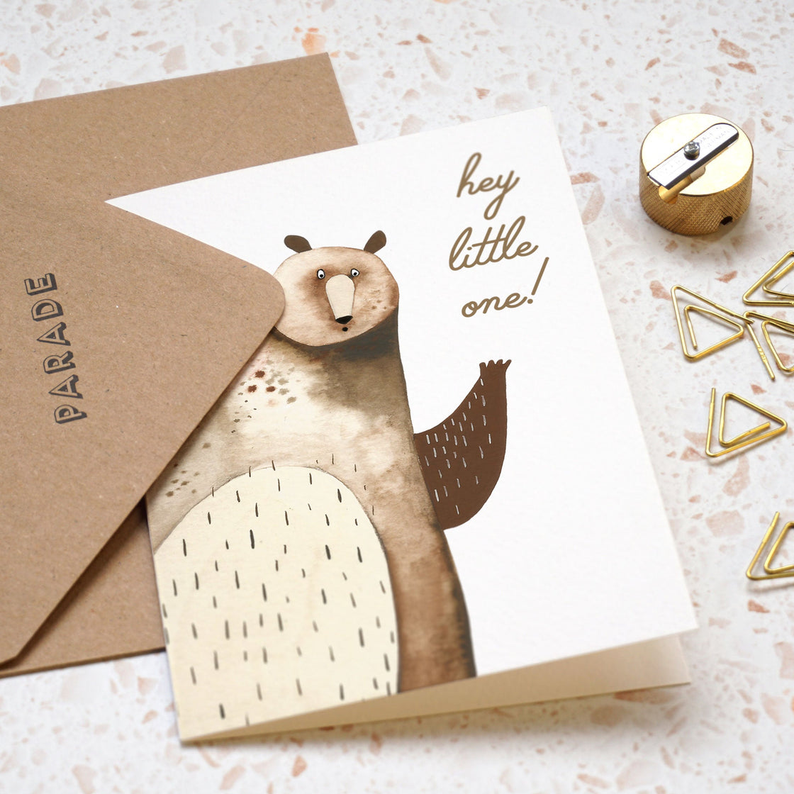 Paper Parade | Hey Little One! | New Baby Card