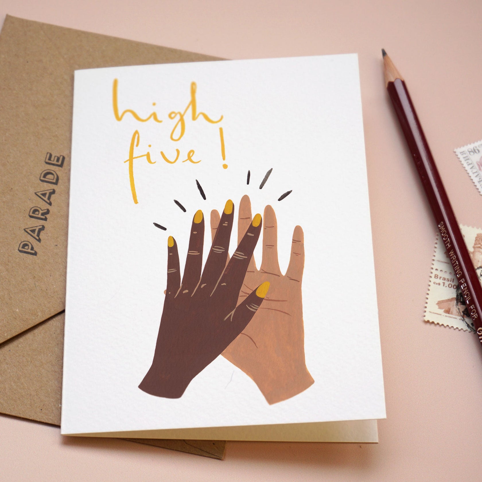Paper Parade | High Five | Congratulations Card